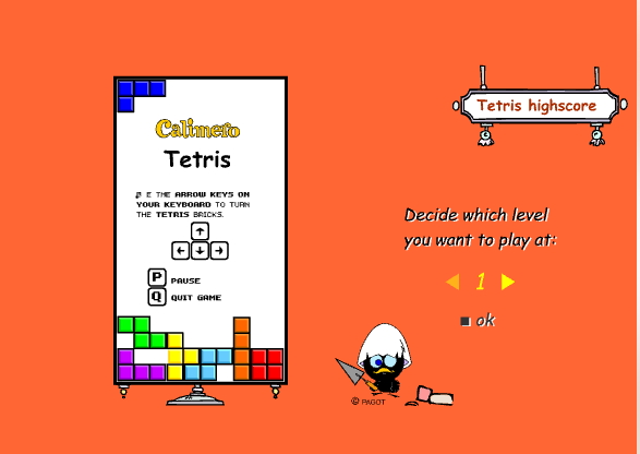 테트리스 무료게임하기 - Tetris - 키즈짱 플래시게임 아카이브